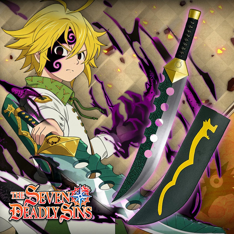 Metal sword Anime Cosplay Sword Seven Deadly Sins Meliodas Lostvayne D ...