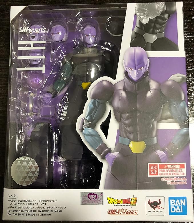 Tamashii Premium Bandai S.H.Figuarts SHF Dragon Ball Hit Action Figure ...