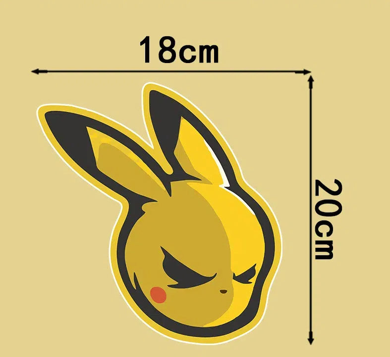 Pokemon Motorcycle Car Bumper Decal Sticker — Anime House