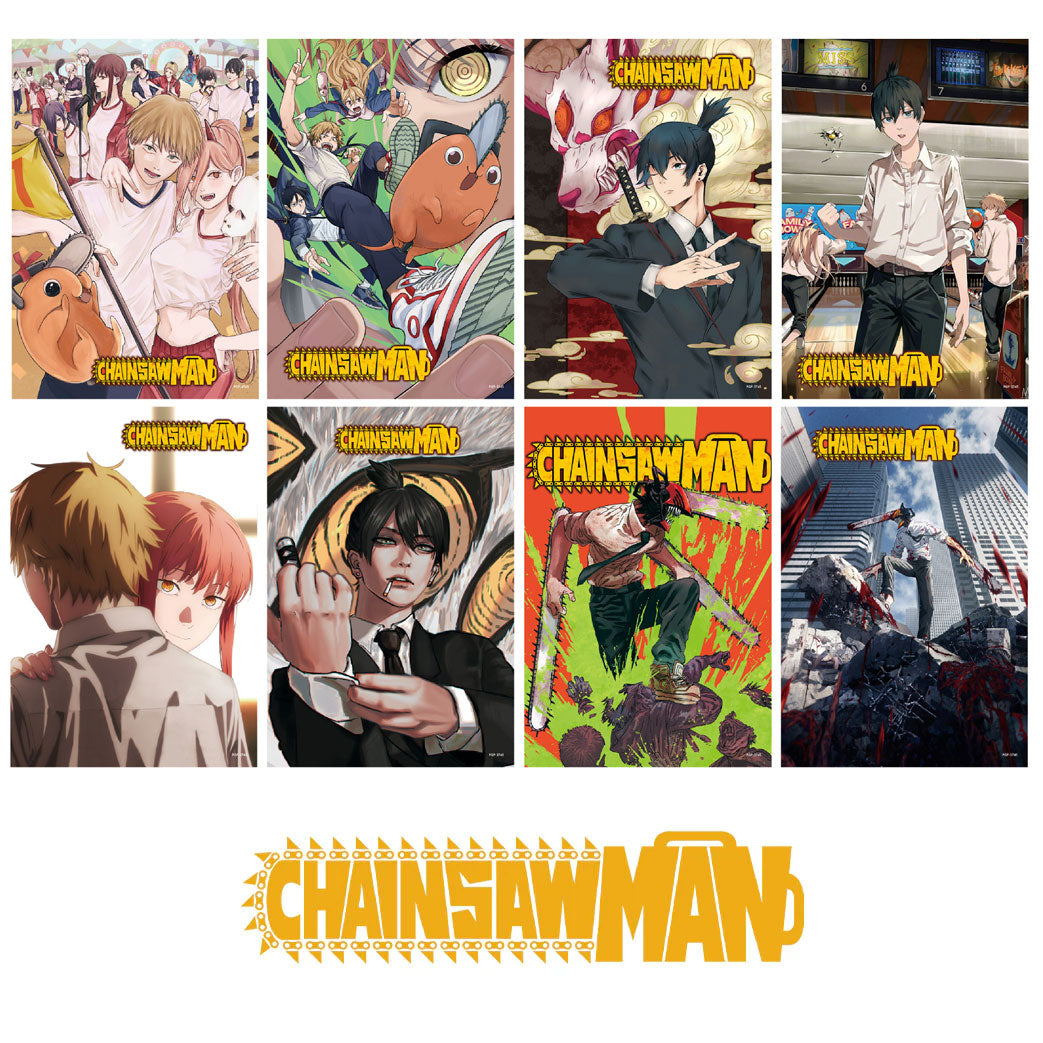 CHAINSAW MAN 8PC A3-SIZE ANIME POSTER SET 3745 — Anime House ANZ
