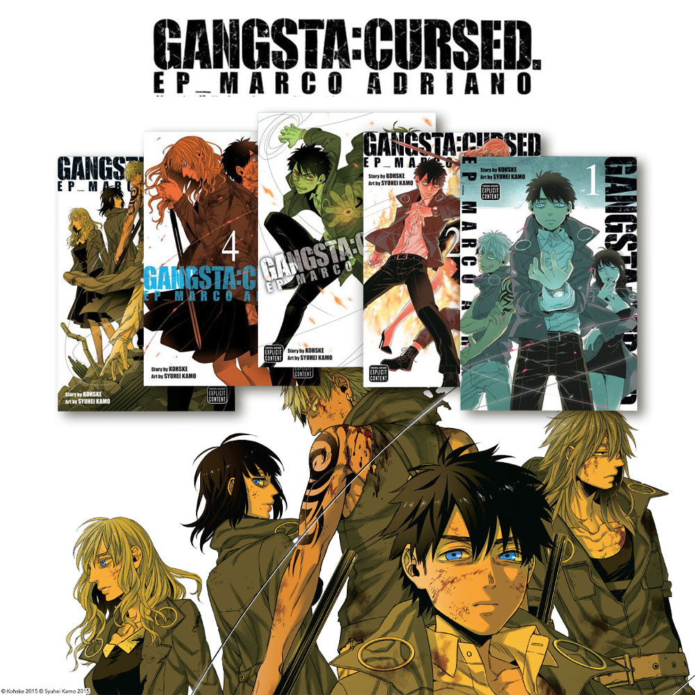 Gangsta: Cursed Manga Books — Anime House