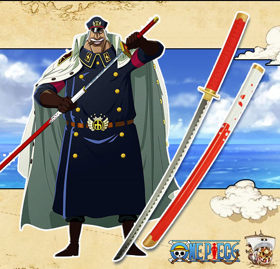 Metal Katana / Sword Shiryu of the Rain One Piece Meito Raiu Katana (3 ...
