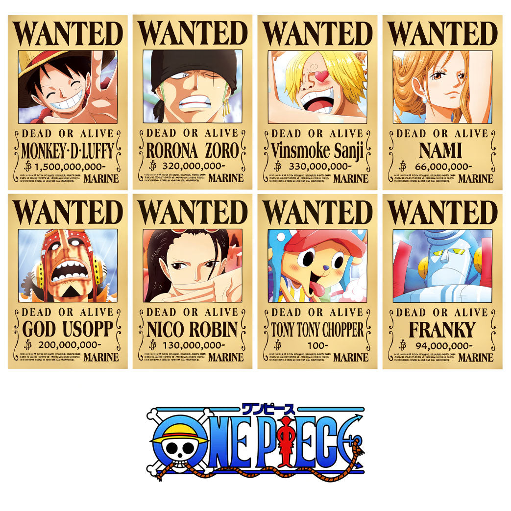 ONE PIECE 8PC A3-SIZE ANIME POSTER SET — Anime House ANZ