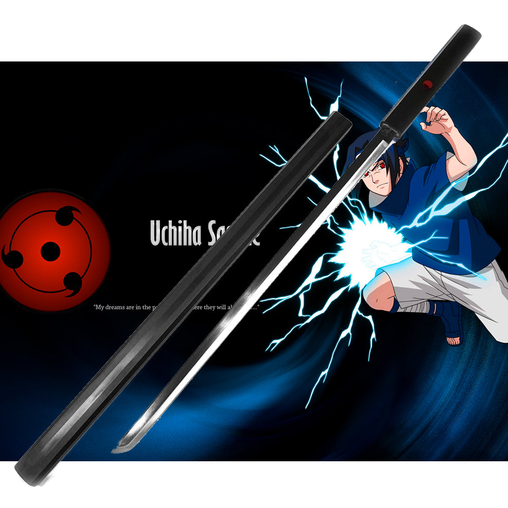 Strong 1045 Carbon Steel Hand Forged Made Naruto Sasuke Uchiha sharpen ...
