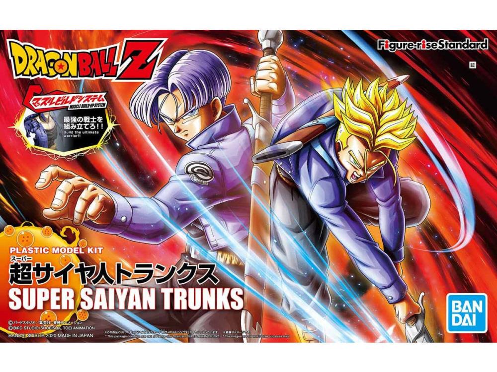 BANDAI Dragon Ball Z Figure-rise Standard Super Saiyan Trunks Model Ki ...
