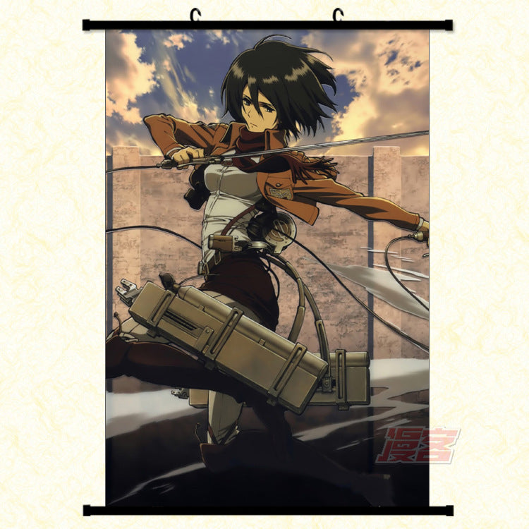 Wall Scroll – Attack On Titan Mikasa — Anime House ANZ