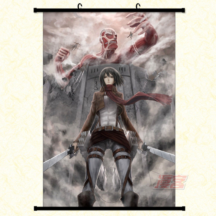 Wall Scroll – Attack On Titan Mikasa — Anime House
