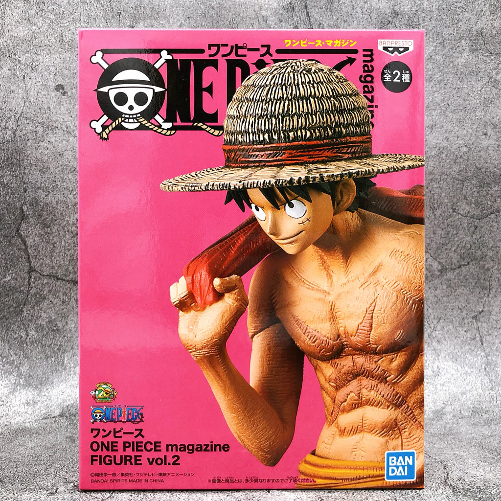 BANDAI BANPRESTO One Piece Magazine Vol.2 Monkey D. Luffy FIGURE ...