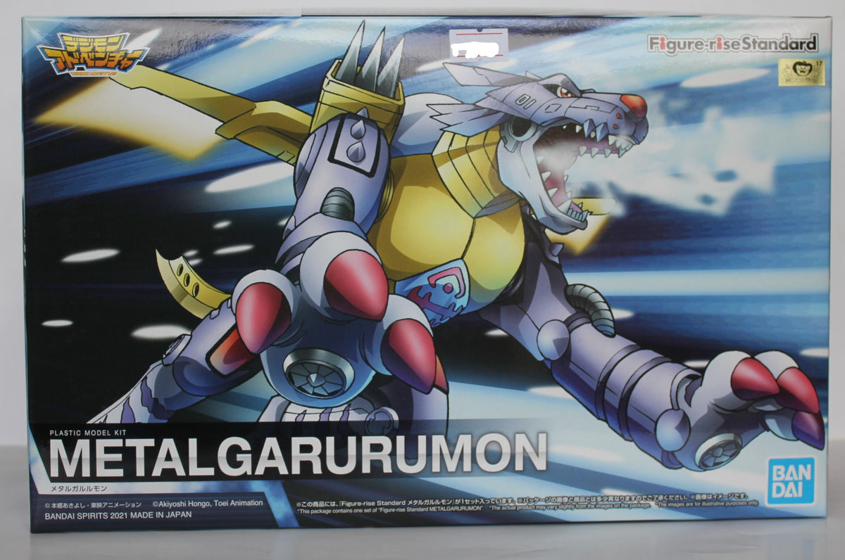 Bandai Digimon Figure-Rise Standard METALGARURUMON plastic model kit ...