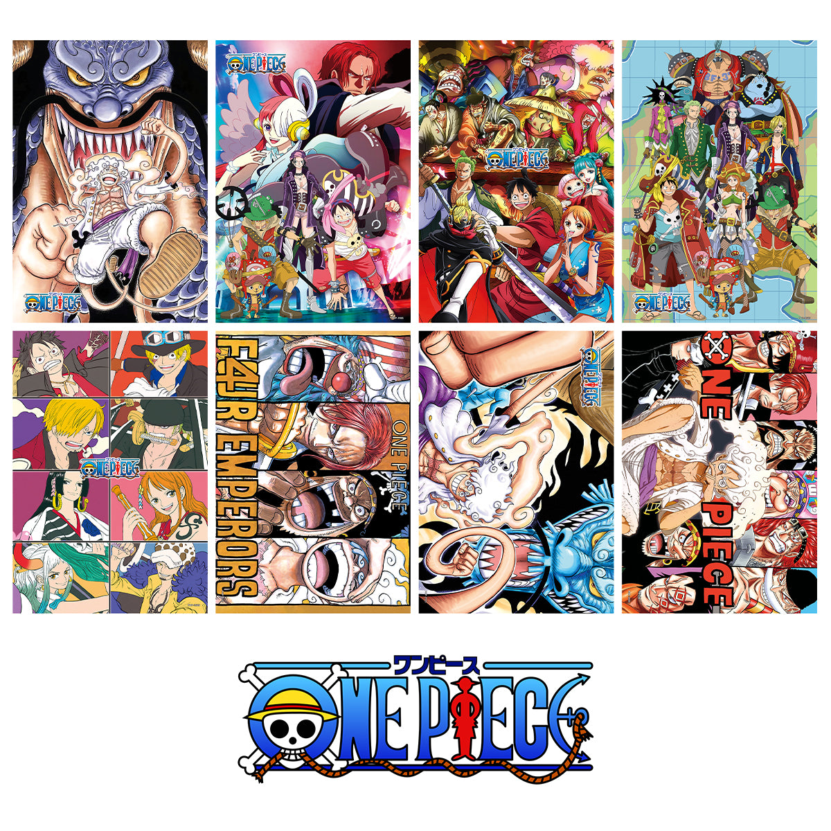 ONE PIECE 8PC A3-SIZE ANIME POSTER SET 3565 — Anime House ANZ