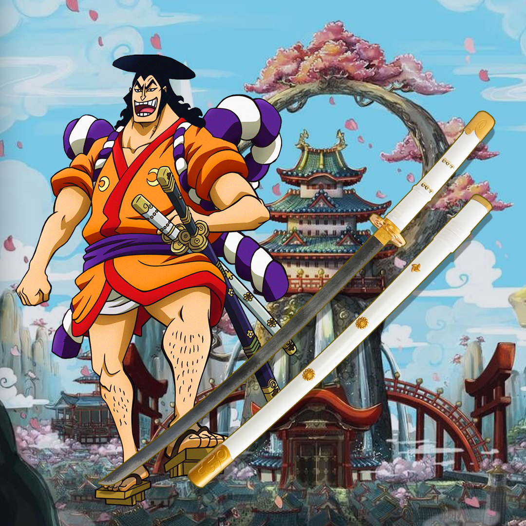 Oden's ame no Habakiri Katana - One Piece Metal sword 265a/265 — Anime ...