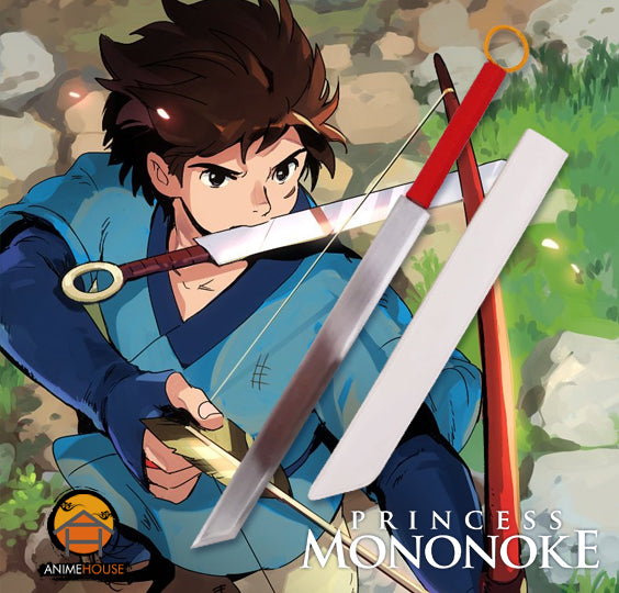 metal sword princess mononoke ashitaka sword 577 — Anime House