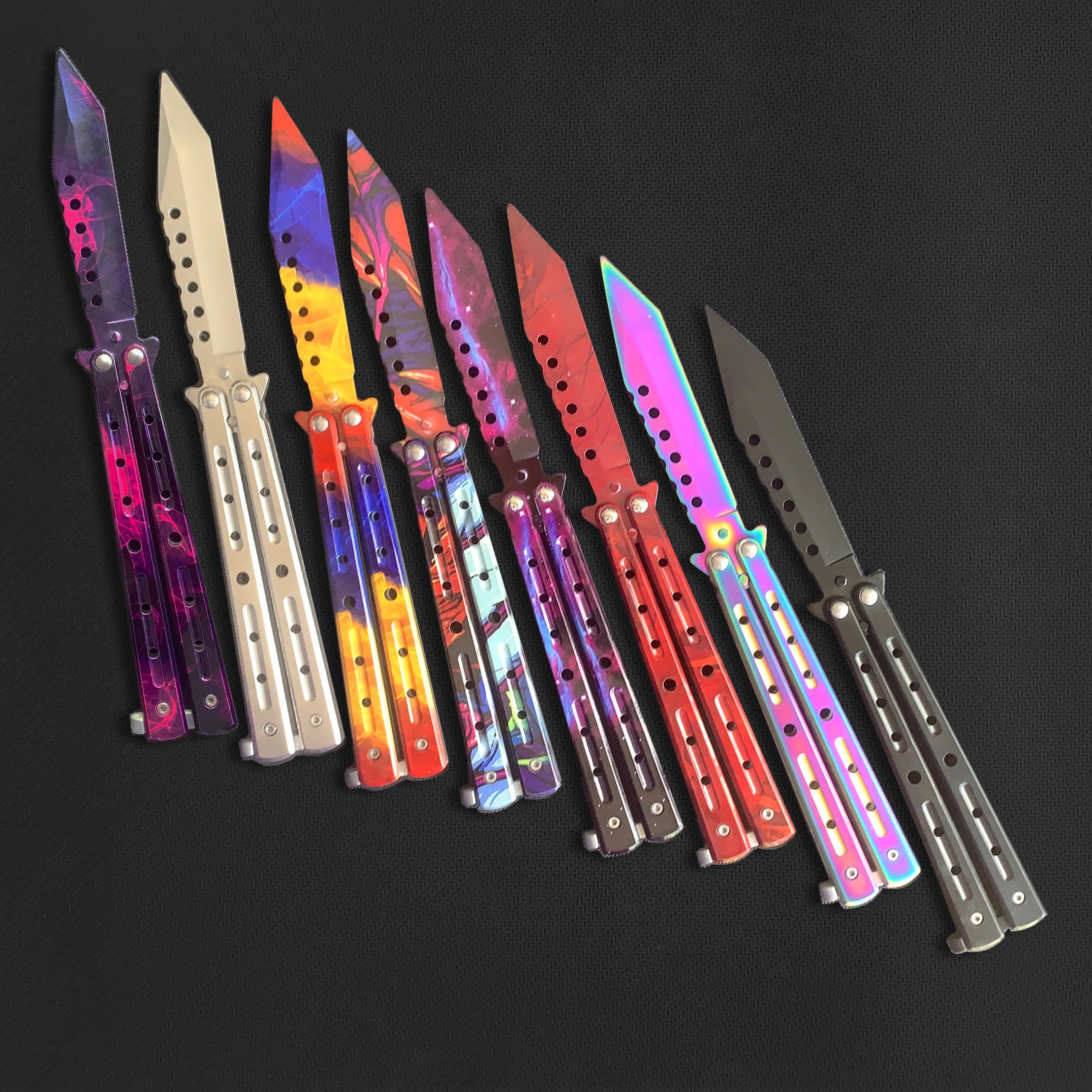 SQUARE HEAD Balisong Trainer (Blunt Blade - Non sharp). — Anime House