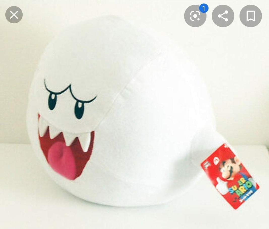 OFFICIAL TAITO SUPER MARIO BOO PLUSH — Anime House